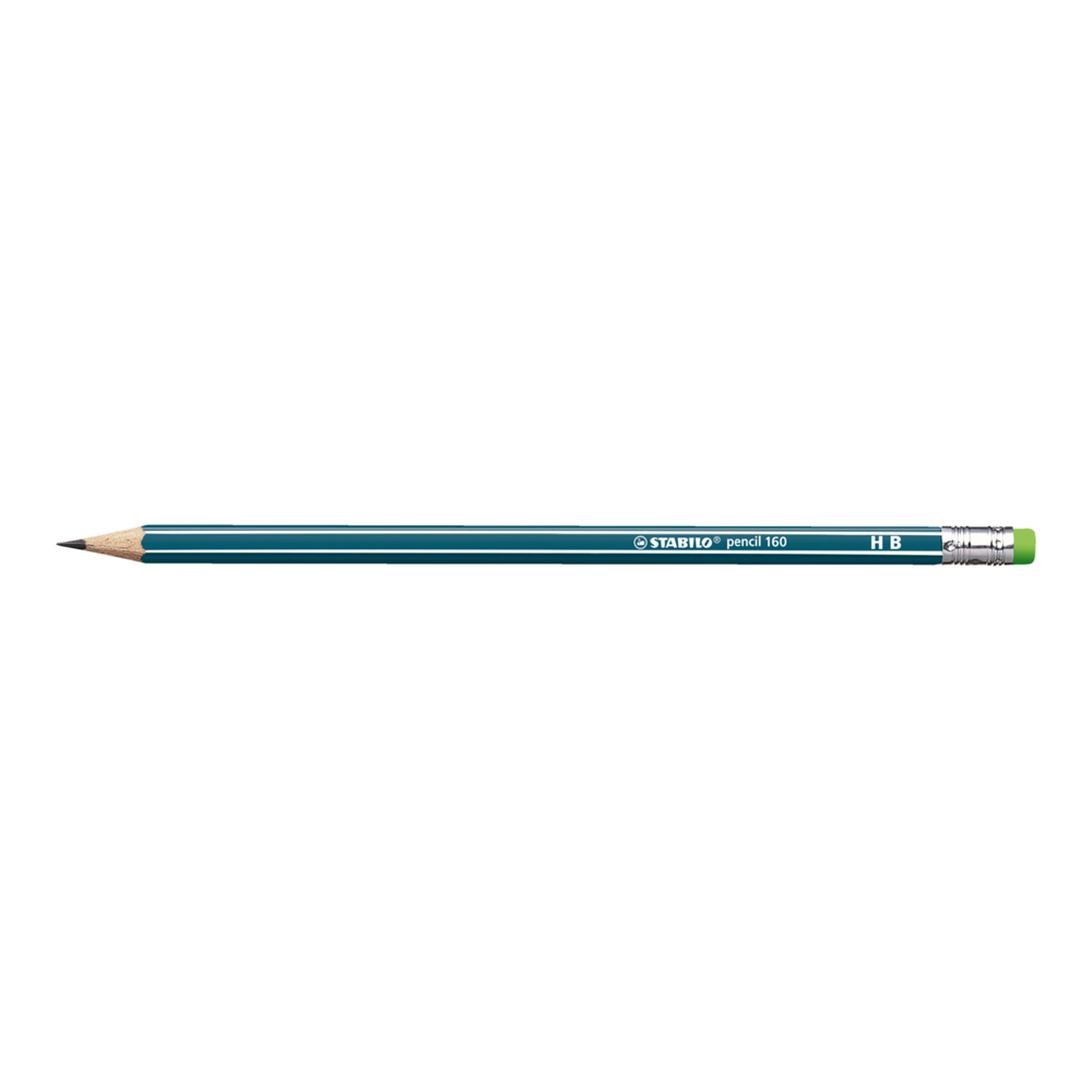 Grafitna olovka sa gumicom STABILO pencil 160 HB petrol