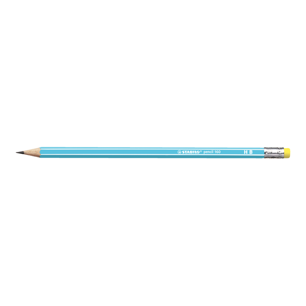 Grafitna olovka sa gumicom STABILO pencil 160 HB plava