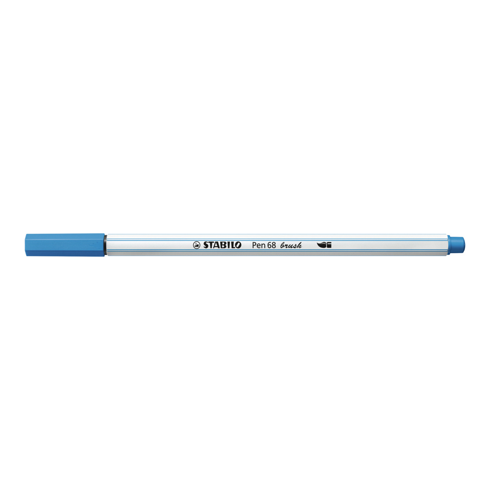 Četkica flomaster STABILO Pen 68 brush plava