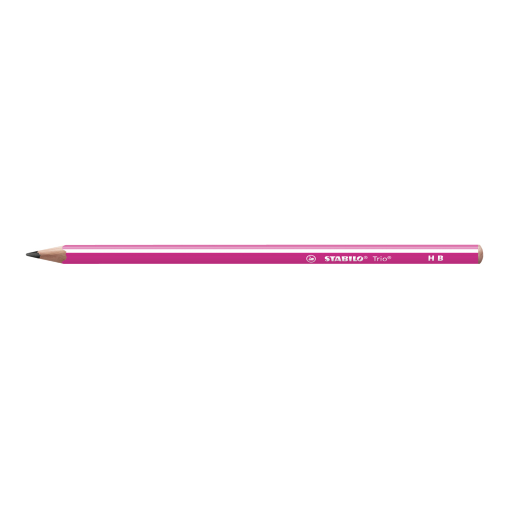 Triangularna grafitna olovka STABILO Trio HB pink