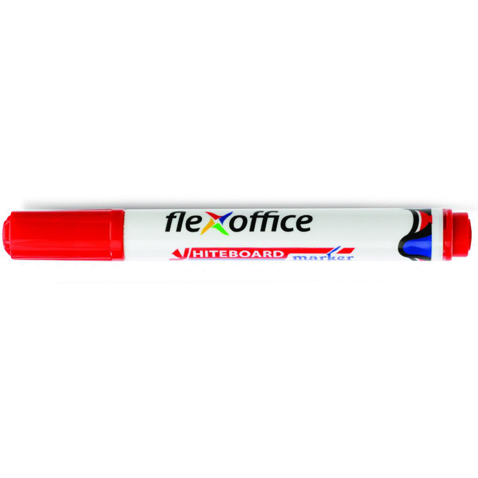 Marker za belu tablu 2.5mm FlexOffice okrugli crvena