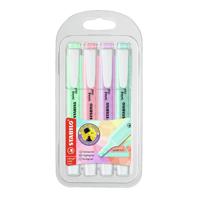 Signir STABILO swing cool Pastel Edition set 1/4