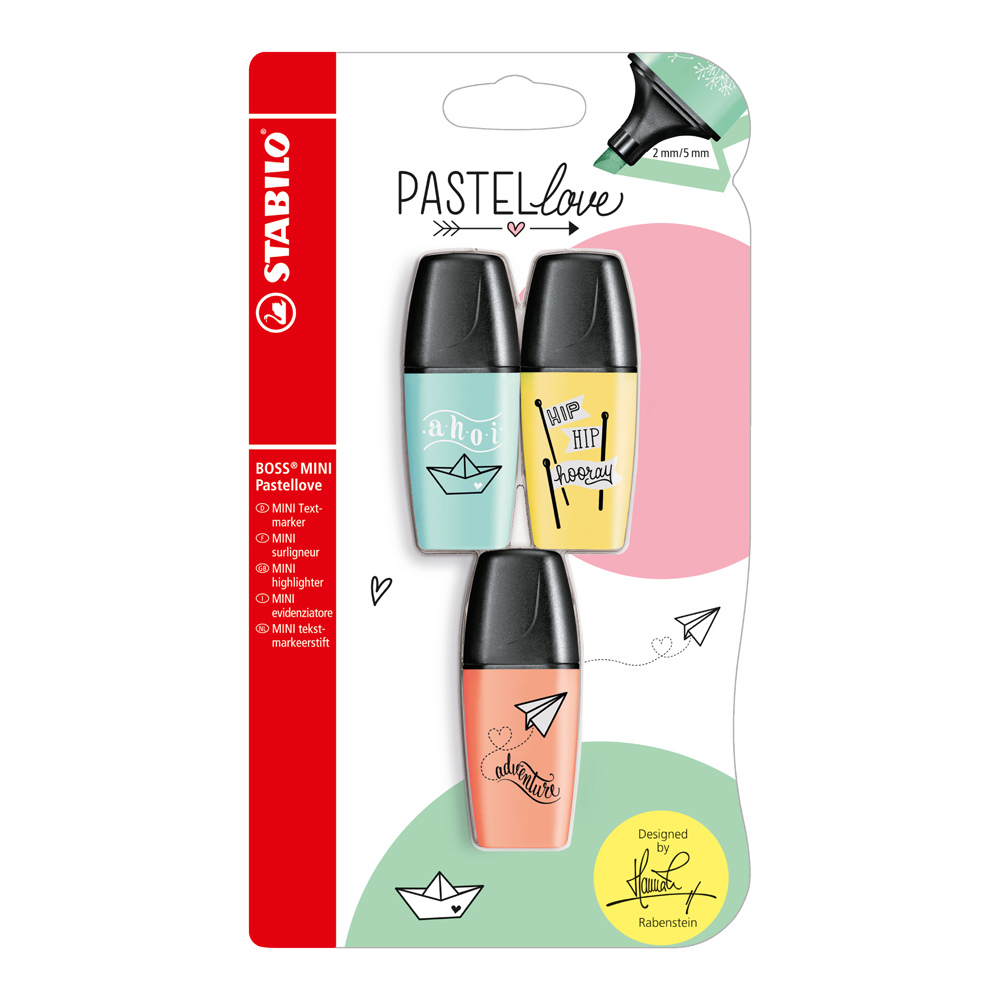 Signir STABILO BOSS MINI Pastellove II 1/3