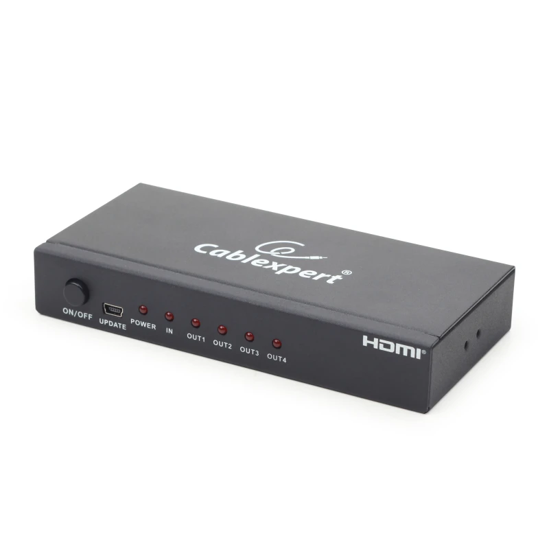 Gembird (DSP-4PH4-02) adapter HDMI (ženski) na 4x HDMI (ženski) crni