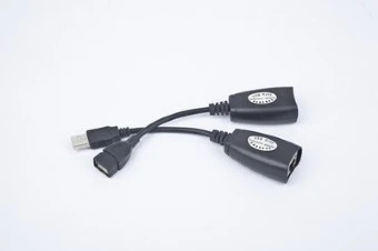 Gembird (UAE-30M) adapter USB 2.0 (muški) na 2x RJ45 (ženski) do 30m crni