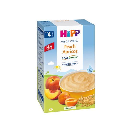 Hipp Instant mlečna kaša mleko i žitarice - Breskva i kajsija 250g