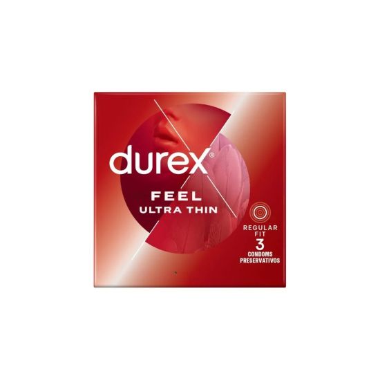 Durex Feel Ultra Thin, 3 kondoma