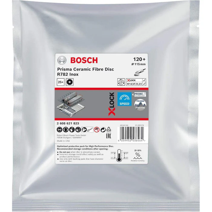 Bosch X-LOCK fiber disk R782 115 mm G120 pakovanje od 25 kom. - 2608621823