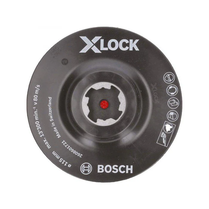 Bosch X-LOCK potporni tanjir 115 mm, čičak traka (2608601721)