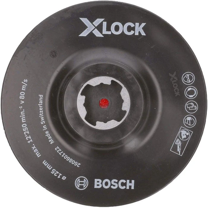 Bosch X-LOCK potporni tanjir 125 mm, čičak traka (2608601722)