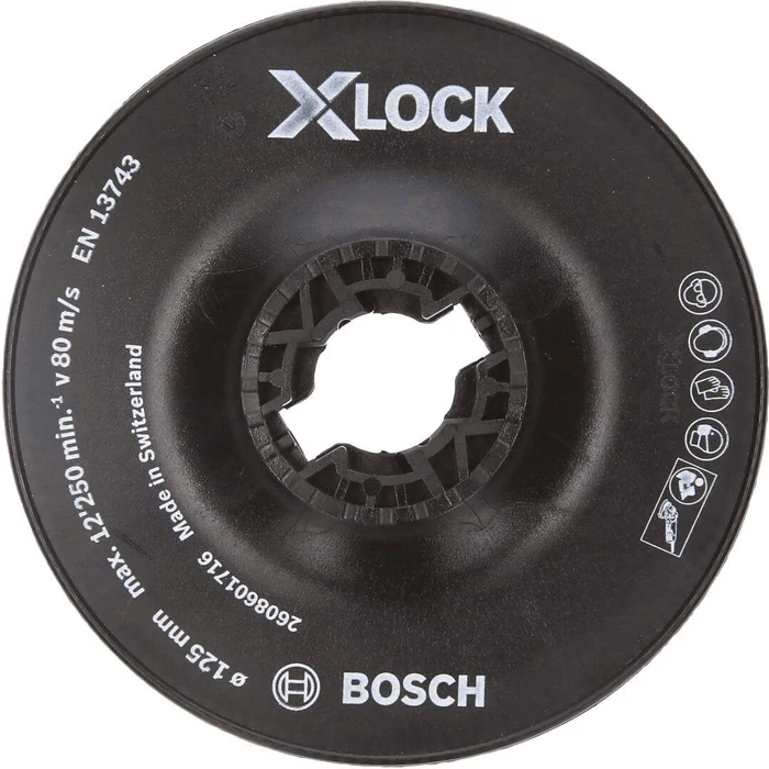 Bosch X-LOCK potporni tanjir 125 mm, grub (2608601716)