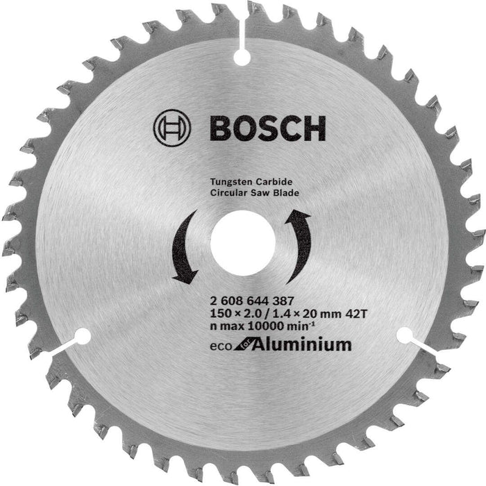 List kružne testere za aluminijum Ø150x2,0x20/42z Bosch Eco for Aluminium (2608644387)