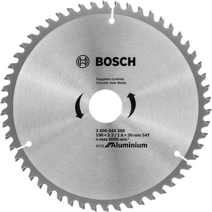 List kružne testere za aluminijum Ø190x2,2x30/54z Bosch Eco for Aluminium (2608644389)