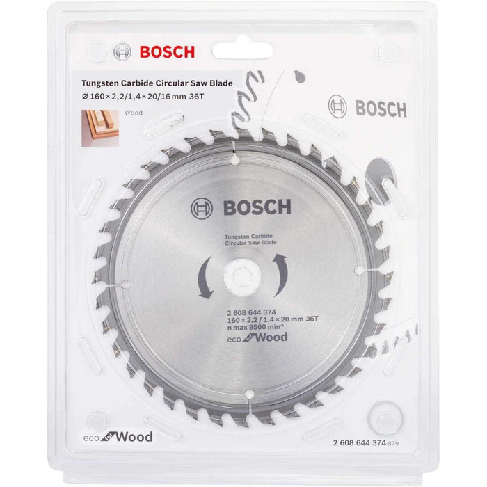 List kružne testere za drvo Ø160x2,2x20/36z Bosch Eco for Wood (2608644374)