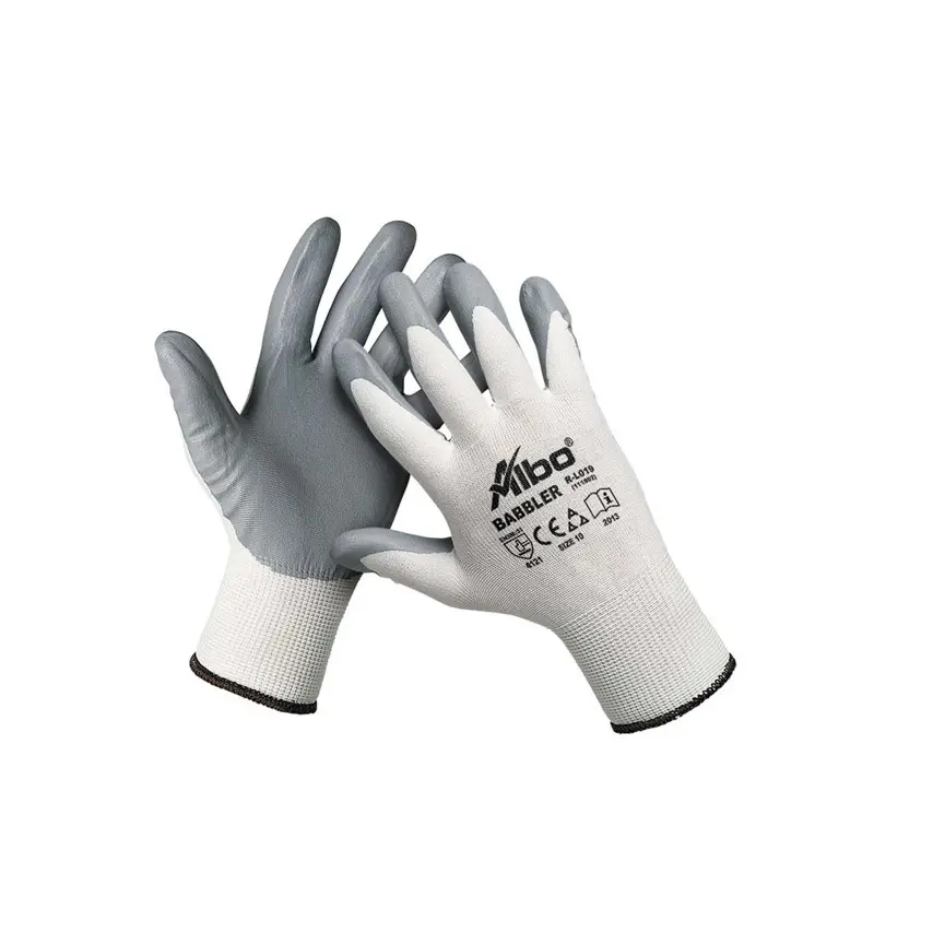 ALBO Zaštitne bešavne rukavice sive