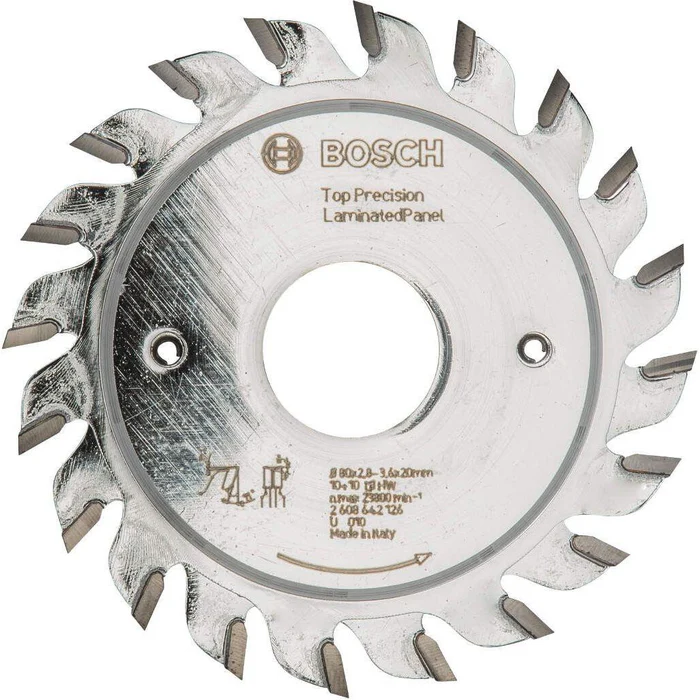 Predrezač za ivericu 80 x 20 x 2,8-3,6 mm, 10+10 ES Bosch (2608642126)