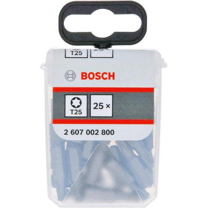 T25 25mm Torx bitovi u Tic Tac pakovanju 25kom Extra Hard Bosch - 2607002800