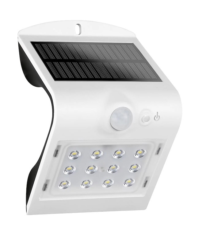 LYNCO Solarna LED svetiljka sa senzorom IP65 1.5W Leptir bela