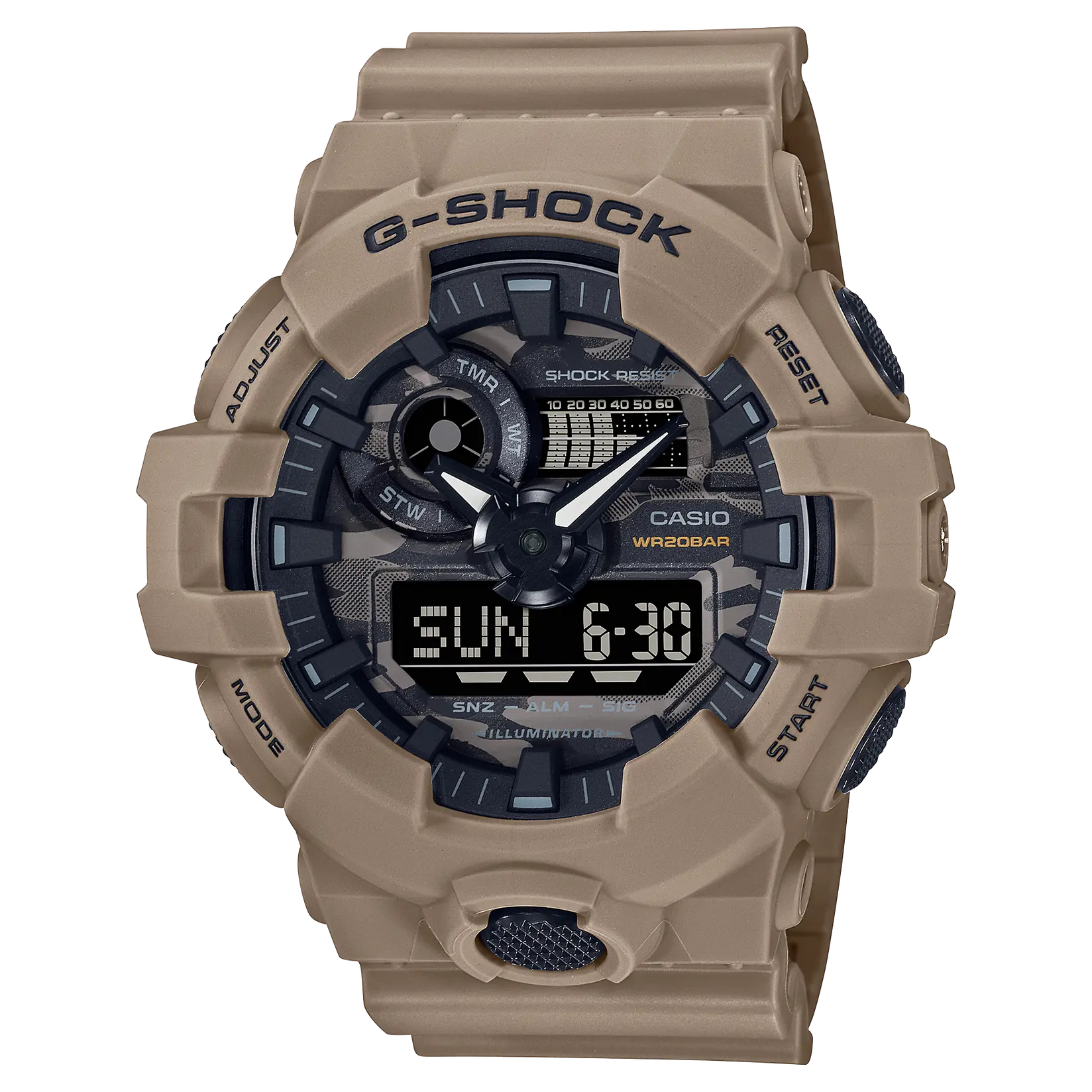 CASIO G-SHOCK Muški sat braon