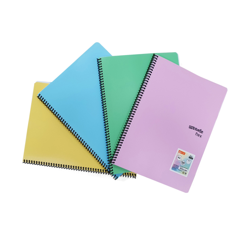 Sveska MYNOTE FLEX Pastel (kvadratići) A4 / 80 lista