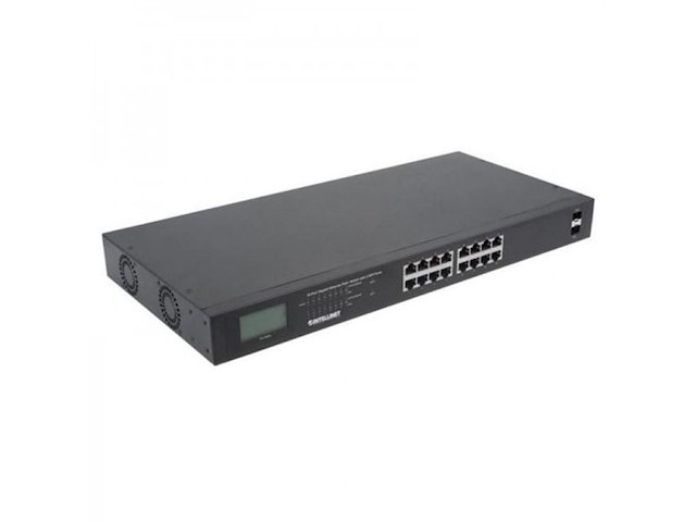 Intellinet Switch 16-Port Neupravljiv Gigabit Ethernet PoE