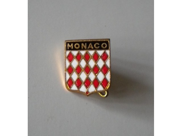 Države `Grb Monaka` (emajlirana na kopču)