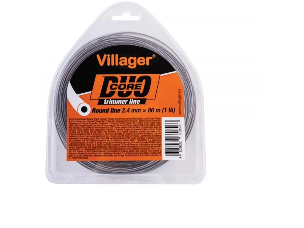 Villager Silk za trimer 2.4mm X 430m 5LB - Duo core - Okrugla nit