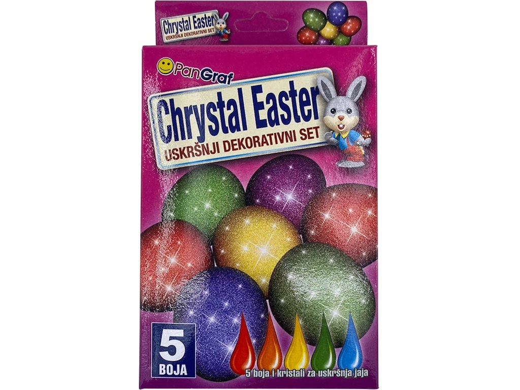 PanGraf Set tečnih boja za jaja i kristala