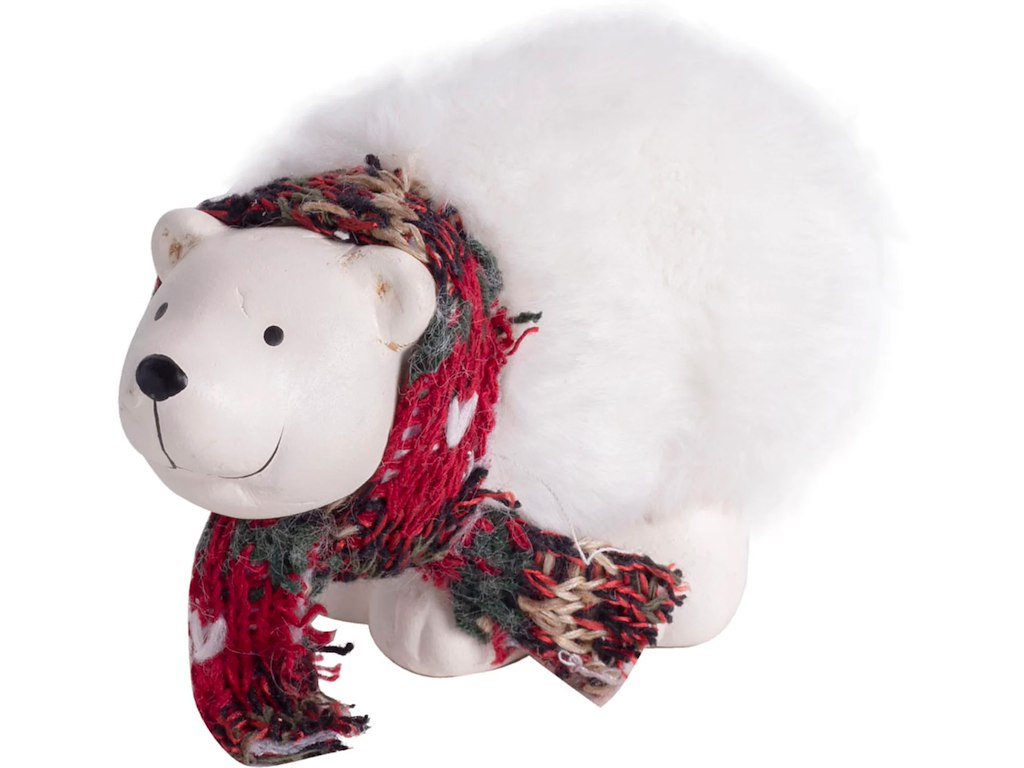 Viter Novogodišnja figura Polarni meda 12x7cm