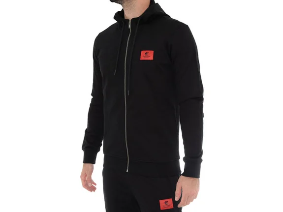 Eastbound Muška dukserica Red Label Terry Zip Hoody EBM853-Blk