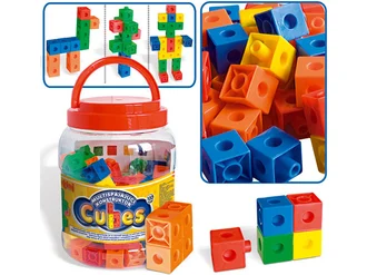 Pertini Konstruktor multispajajući cubes u tegli 12088