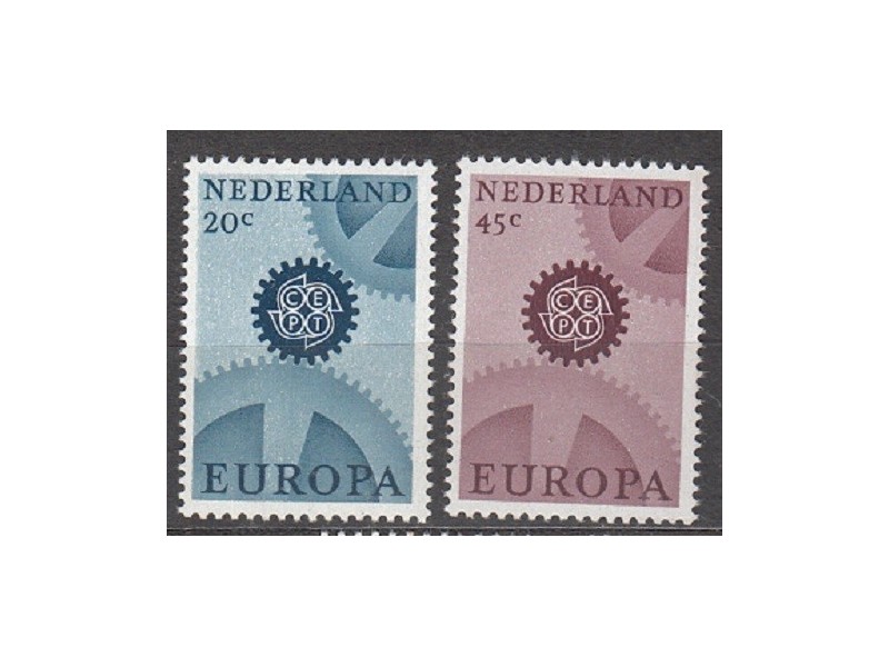 (a05708 hu01) holandija cista serija 1967 god evropa
