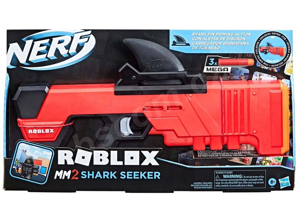 Nerf Roblox shark seeker set F2489