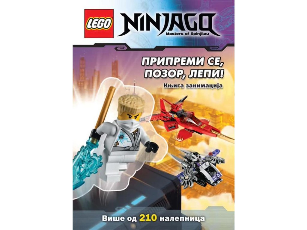 LEGO Ninjago – Pripremi se, pozor, lepi! 213 nalepnica