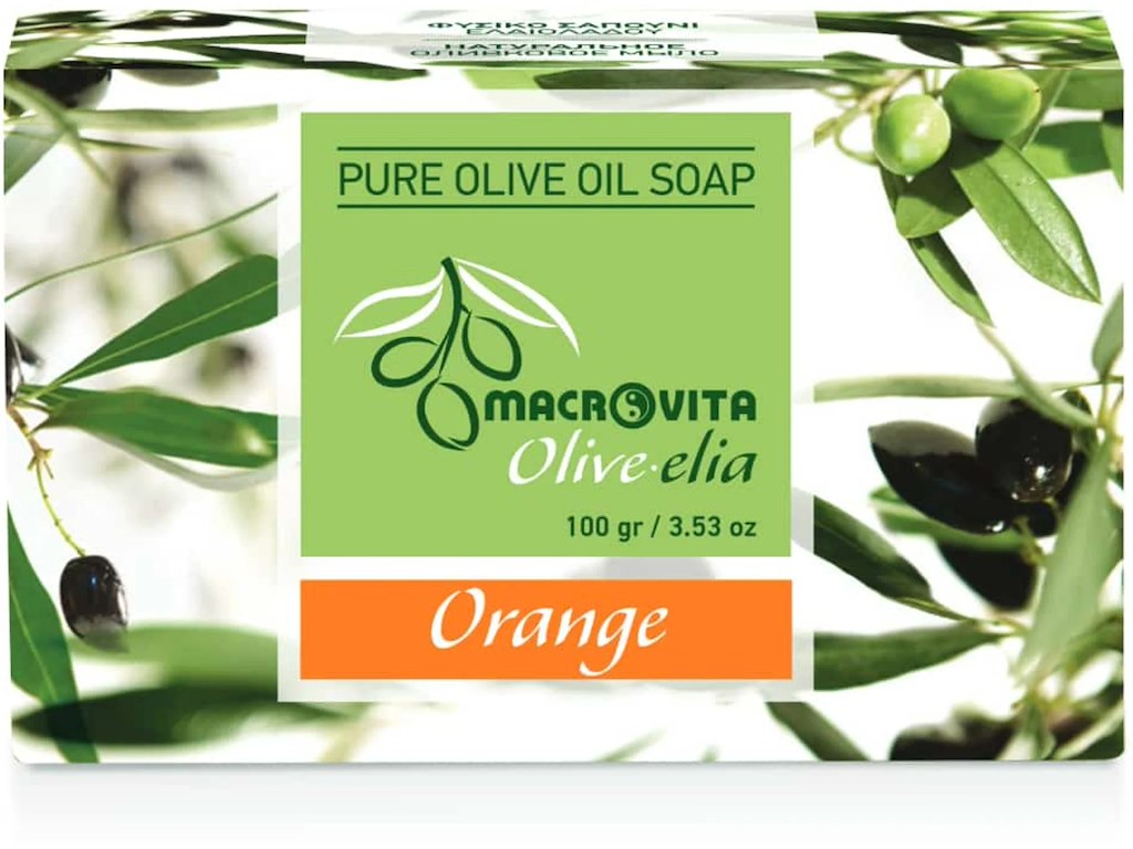 Macrovita Pure olive oil soap Orange