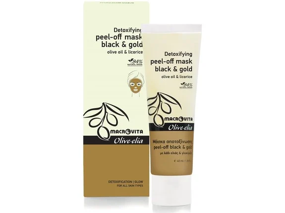 Macrovita Detoxifying Black and Gold Peel-off mask