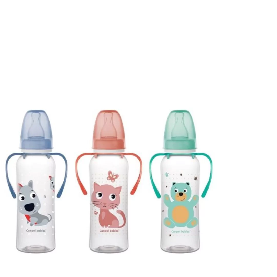 Bebi flasica sa drškom 250ml Happy animals
Bebi flasica sa drškom 250ml Happy animals