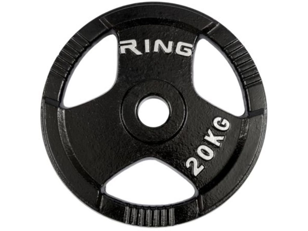 RING Olimpijski tegovi liveni sa hvatom 1x 20kg RX PL14-20.