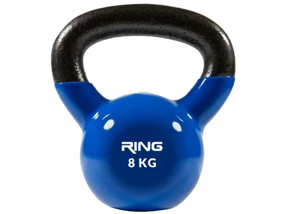 Ring Kettlebell metal+vinyl 8kg RX DB2174-8