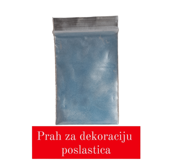 Prah za dekoraciju poslastica Bebi Plavi 2g Iris