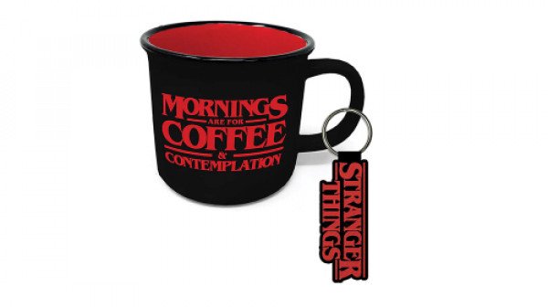 Stranger Things Campfire Mug and Keychain Set