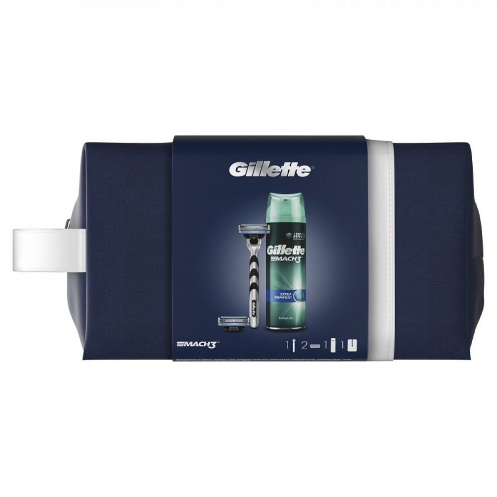 GILLETTE Mach 3 Set (Gel za vrijanje + 2 dopune) 501616