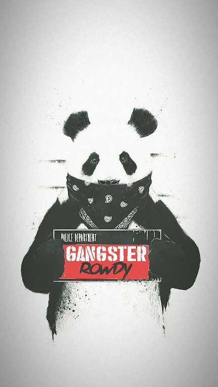 Panda gangster