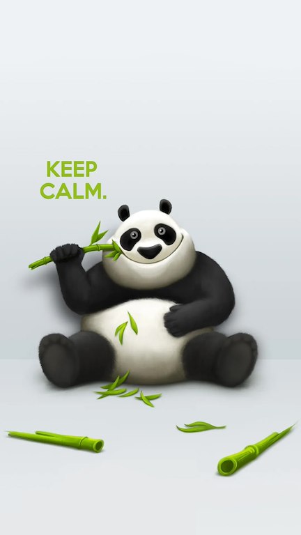 Keep calm panda