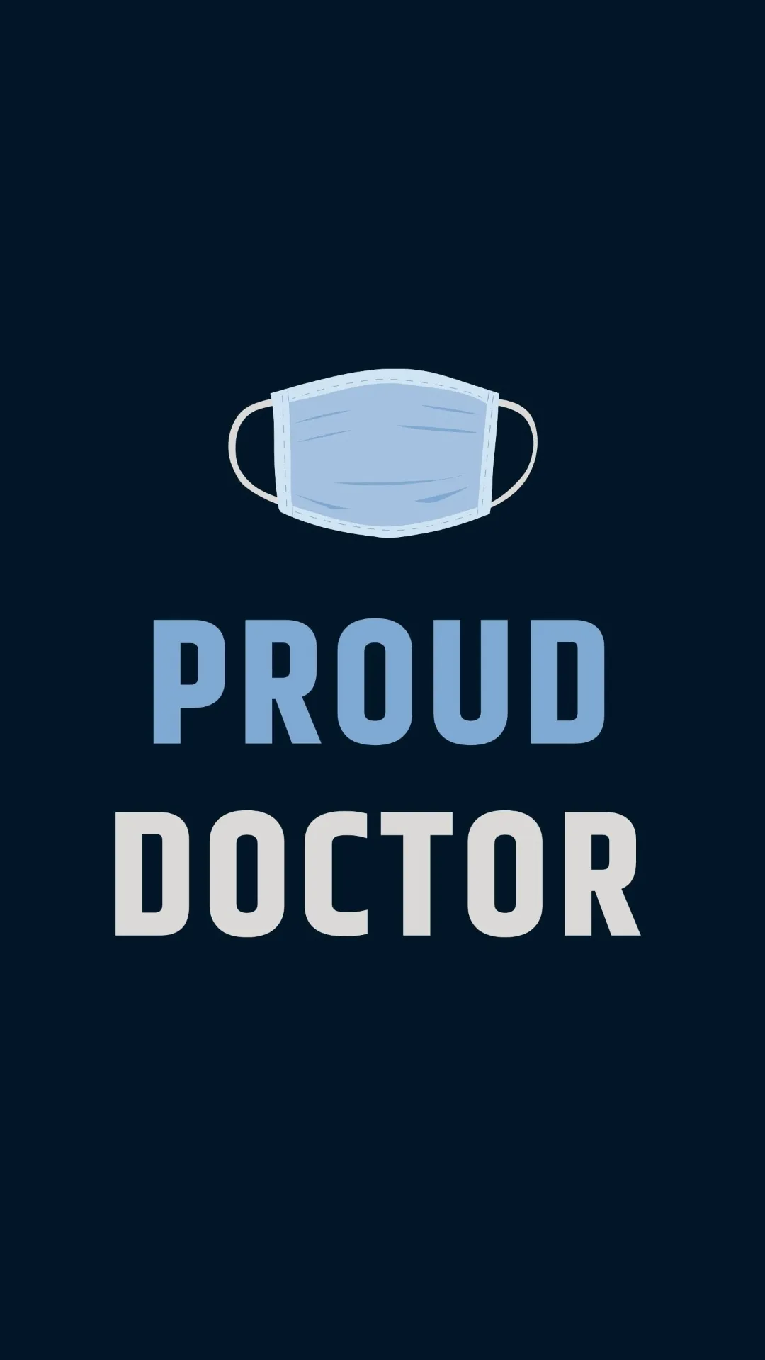 Proud doctor
