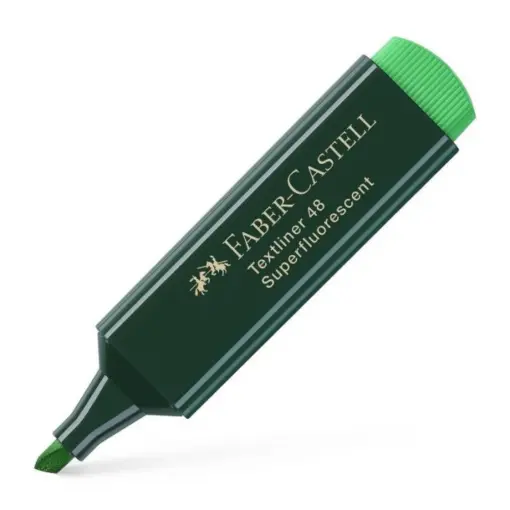 Tekst marker Signir TEXTLINER 48 ZELENI 154863, Faber-Castell