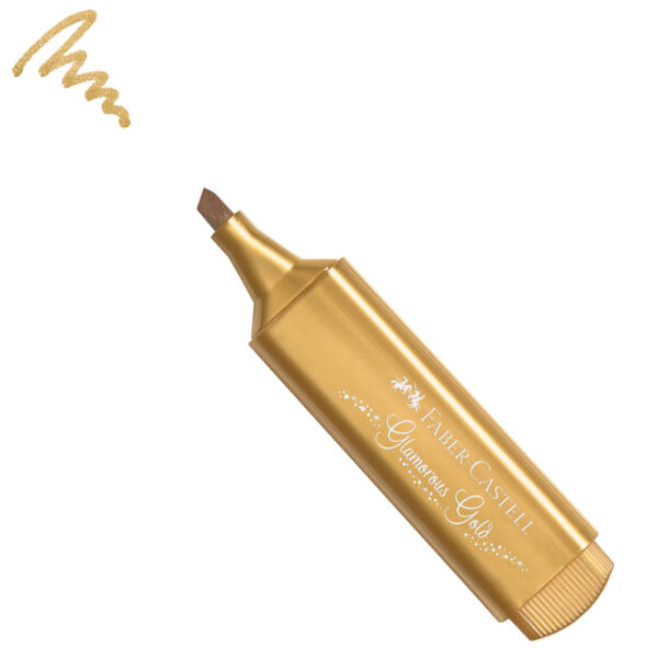 Tekst marker Signir TEXTLINER METALIC GOLD 154650, Faber-Castell