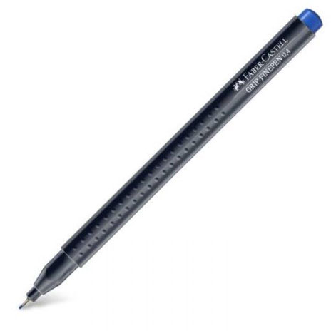 Flomaster Liner GRIP FINEPEN PLAVI 151651 0,4mm, Faber-Castell