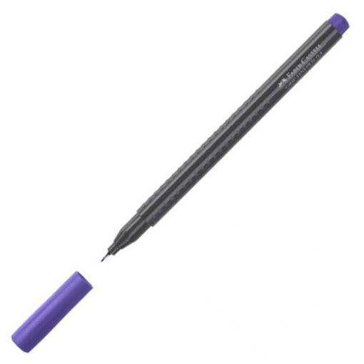 Flomaster Liner GRIP FINEPEN TAMNO LJUBIČASTI 151637 0,4mm, Faber-Castell