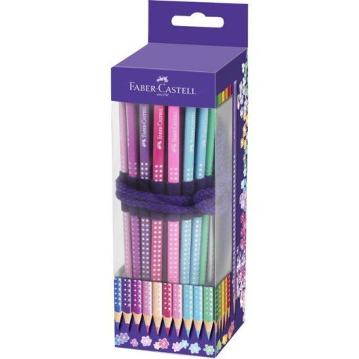 Drvene bojice 1/20 GRIP SPARKLE 201738 u napunjenoj pernici, Faber-Castell